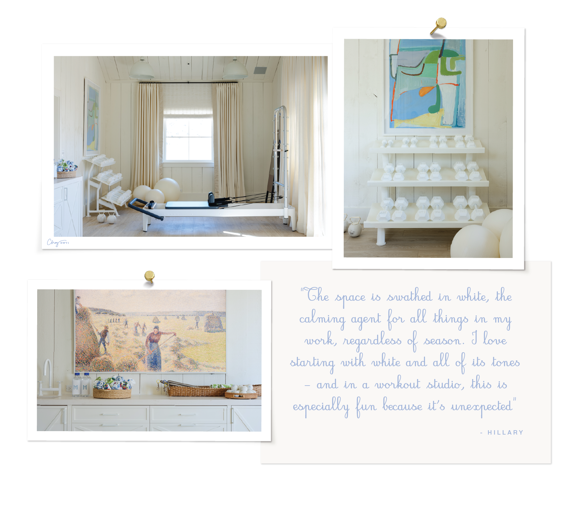 SUMMER WHITE IN THE STUDIO – hillary w taylor interiors